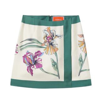 La DoubleJ Mini Foulard Rock - - Skirts - Damen - Mehrfarbig - M