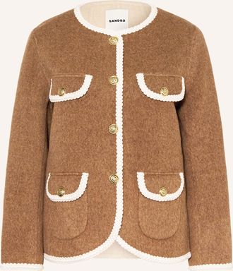 Sandro Sandro Kastenjacke beige