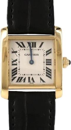 Cartier Pre-owned Tank Francaise Au750 Quartz - - Pre-owned - Damen - Gelb - ONE SIZE