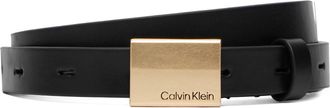Calvin Klein G&uuml;rtel Calvin Klein Titlecase Plaque Belt 20Mm LV04F7089G Schwarz