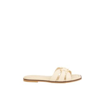Twinset Ivory Ciabatta Stil Laib - - Shoes - Damen - Beige - 37 EU