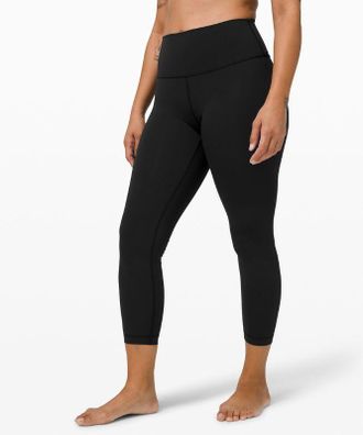 lululemon Wunder Under Leggings mit hohem Bund Full-On Luxtreme f&uuml;r Frauen - 64 cm - Gr&ouml;&szlig;e 10 in Black