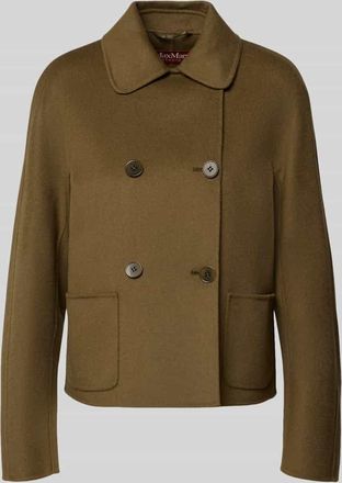 Max Mara Boxy Fit Wolljacke mit Seide- und Kaschmir-Anteil Modell MSTEDEN