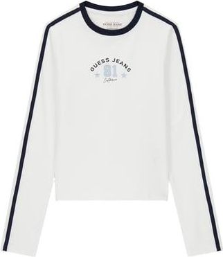 Guess T-shirt imprim&eacute; en coton m&eacute;lang&eacute;