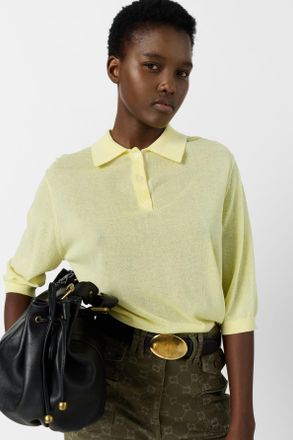 Gerard Darel Polo en maille fine - LAIKA - Jaune
