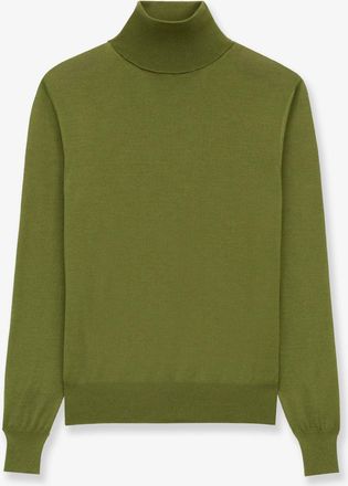 Saint Laurent Cashmere, wool and silk turtleneck sweater - SAINT LAURENT - gender_Man