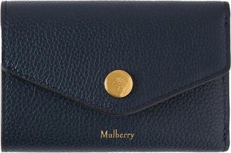 Mulberry Rl6447-205U888 Small Classic Grain Wallet - - Accessories - Damen - Blau - ONE SIZE