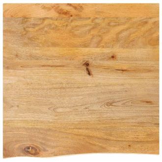 vidaXL Dessus de table &agrave; bord vivant 80x80x3,8 cm bois massif manguier Vidaxl