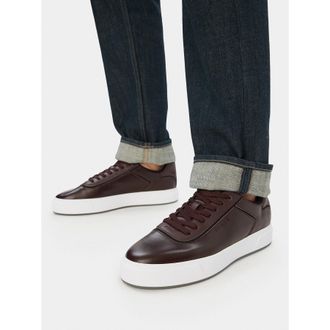 Calvin Klein Sneakers Calvin Klein Basket Cups Oxf Lth-Neo HM0HM02204 Dunkelbraun
