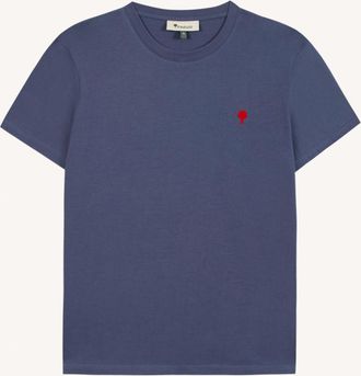 Faguo T-shirt bleu marine coton - ARCY