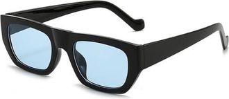Generic Lunettes De Soleil Carr&eacute;es &Agrave; Petite Monture For Hommes, For Femmes, Vacances En Plein Air(Blue)