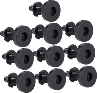 PartyKindom 10 Stück Teiliges Möbelstellfuß Verstellbar aus Strapazierfähigem Material Stabile Nivellierfüße für Sofas Stühle und Tische Geräuscharm rutschfest un