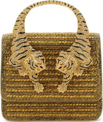 Roberto Cavalli Kleine Roar Handtasche - Gold