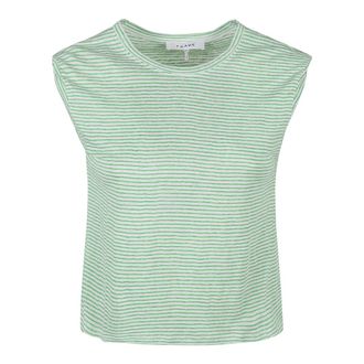Frame Denim &Auml;rmelloses Top - - Tops - Damen - Gr&uuml;n - S
