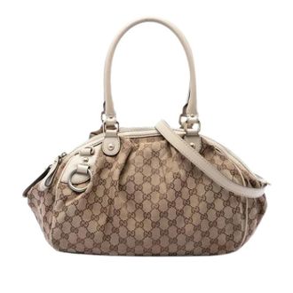 Gucci Sac Sukey Pre-owned - Femme - Pre-owned - Beige - Taille: ONE Size