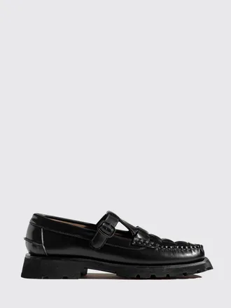Hereu Soller Sport T-Steg-Loafer aus gewebtem, geb&uuml;rstetem Leder