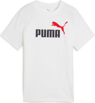 Puma T-Shirt ESS 2 COLOR NO.1 LOGO TEE B für Kinder, 100% Baumwolle