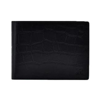 John Richmond Horizontale Geldb&ouml;rse mit Krokoprint - - Accessories - Herren - Schwarzk - ONE SIZE