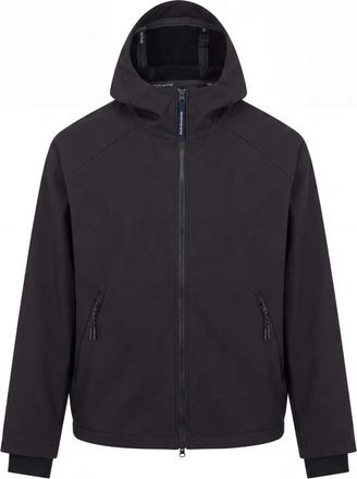 Aquascutum Color Block Badge Jacket - - Sport - Herren - Schwarzk - L
