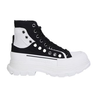 Alexander McQueen Schwarze Herren Stiefeletten - - Shoes - Herren - Schwarzk - 40 EU