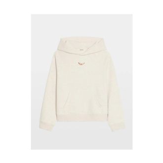 Zadig&Voltaire Femme, Sweatshirts et sweats &agrave; capuche, Beige, Taille: 40 FR Georgy SweaT-shirt