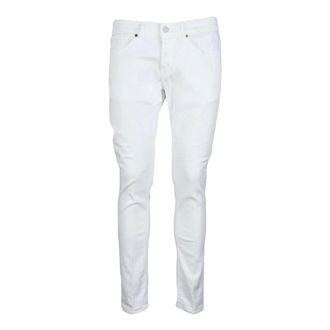 Dondup George Jean Slim-fit - Homme - Jeans - Blanc - Taille: W38