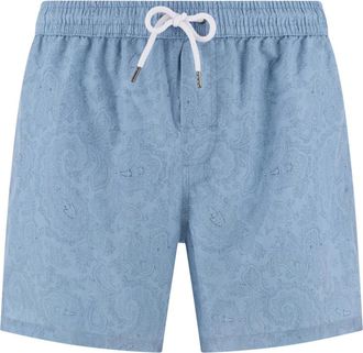 Boggi Milano Homme, Maillots de bain, Bleu, Taille: S Maillot de bain imprim&eacute; cachemire