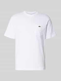 Lacoste Regular Fit T-Shirt aus reiner Baumwolle