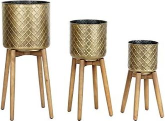 DKD Home Decor Blumentopf-Set, Estándar