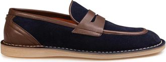 Dolce & Gabbana Homme, Chaussures, Bleu, Taille: 41 1/2 EU Pantofola in Crosta di Vitello