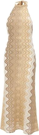 MC2 Saint Barth Femme, Robes, Beige, Taille: 38 FR Tony Long Dress