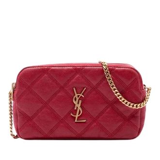 Saint Laurent Pre-owned Becky Double Zip - Femme - Pre-owned - Rouge - Taille: ONE Size