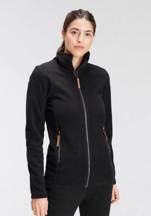 Polarino Fleecejacke f&uuml;r kalte Tage, aus Fleece, l&auml;ssiger Look
