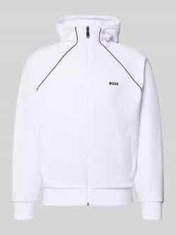 HUGO BOSS Regular Fit Sweatjacke aus Baumwoll-Mix Modell SAGGY