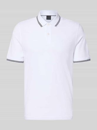 Bugatti Regular Fit Poloshirt mit Logo-Stitching