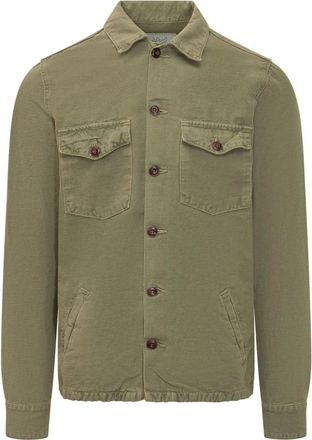 Bl'ker Blker, Homme, Vestes, Vert, Taille: L Camicia Over Acadia