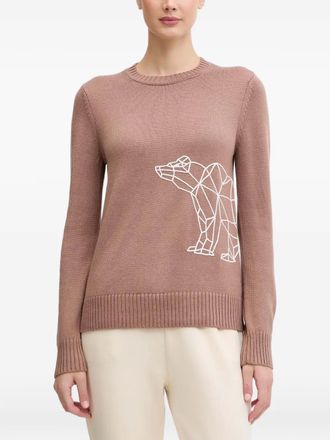 Emporio Armani wool blend sweater - Marron