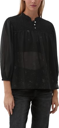 QS by s.Oliver Q/S by s.Oliver Damen 3/4 Blusen 3 4 Arm, Schwarz, 36 EU
