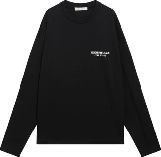 Fear of God Homme, Tops, Noir, Taille: XL T-shirt classique &agrave; manches longues