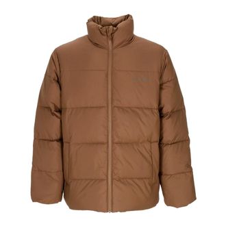 Carhartt Work in Progress High Collar Wasserabweisende Daunenjacke - - Jackets - Herren - Braun - M