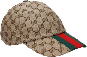 Gucci Hommess Chapeau Polyester Beige/&Eacute;b&egrave;ne