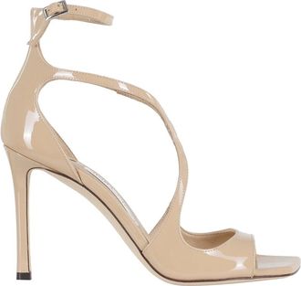 Jimmy Choo London Femme, Chaussures, Beige, Taille: 38 1/2 EU Azia Sandal
