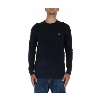 Lyle & Scott Rundhals-Pullover - - Knitwear - Herren - Blau - S