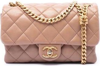 Chanel Pre-owned Vintage Quilted Crossbody Bag - Femme - Pre-owned - Brun - Taille: ONE Size