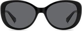 Polaroid Pld 4154/s/x 807/M9 BLACK Sunglasses Women Polycarbonate, Standard, 55