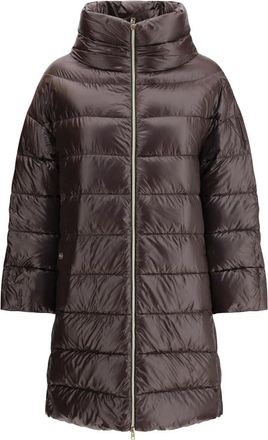 Herno Doudoune Mi-longue Matilde - Femme - Vestes - Brun - Taille: 44 FR