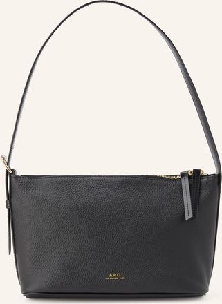 A.P.C. Schultertasche schwarz