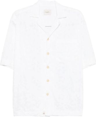 Tintoria Mattei Homme, Chemises, Blanc, Taille: XL Short Sleeve Shirt
