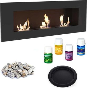 Kratki Wand-biokamin DELTA 3 Set mix Zubeh&ouml;rsatz