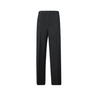 Msgm Weite Wollhose - - Trousers - Herren - Schwarzk - M